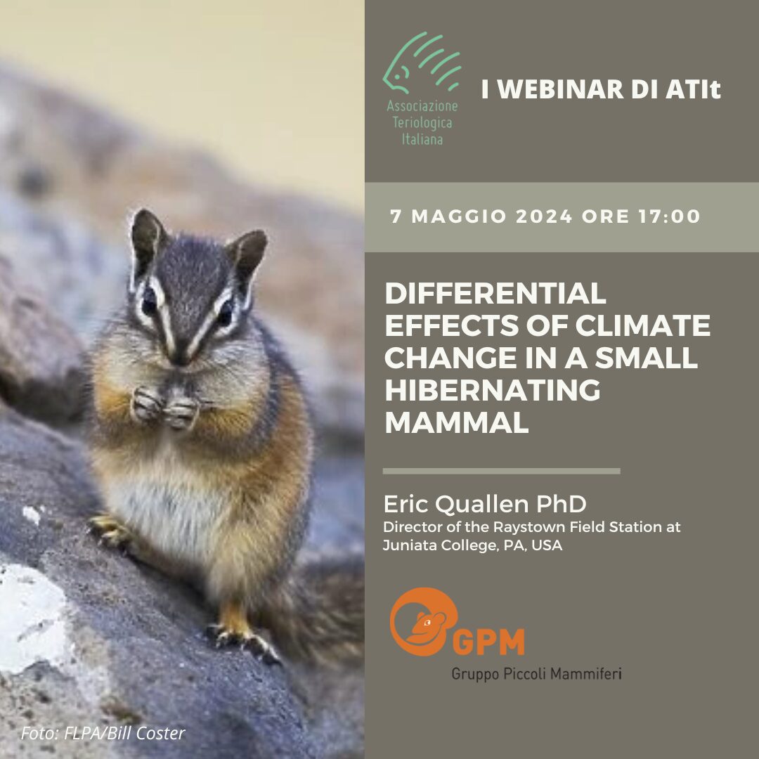 WEBINAR PER I SOCI - Differential effects of climate change in a small ...